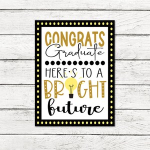 Awesome Bright Graduation Gift Tag - Happy Graduation! - Great for Gift ...