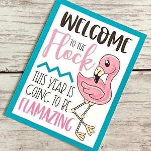 Cute Flamingo Welcome Tag - Back to School Flamingo Theme - Great for ...