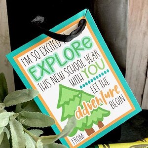 Cute Adventure Teachers Welcome Tag - Back to School Adventure Theme ...