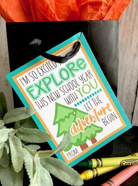 Cute Adventure Teachers Welcome Tag Back to School Adventure - Etsy