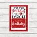 Cute Target With Arrow Birthday Gift Card Tag - Happy Birthday! - Great ...