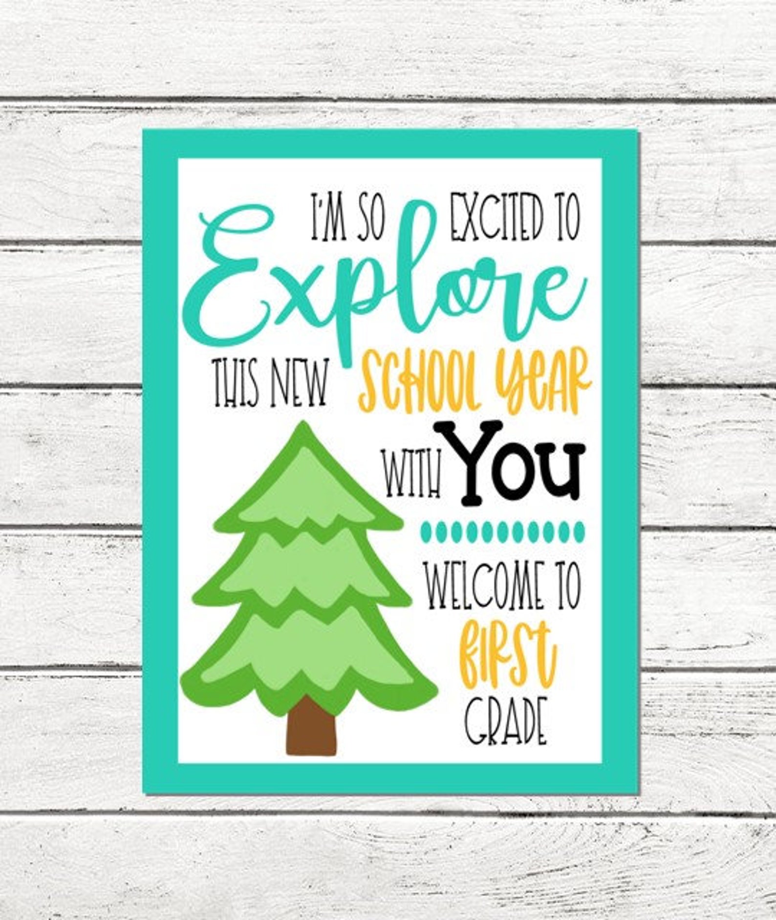 Cute Adventure Teachers Welcome Tag Back to School Adventure - Etsy