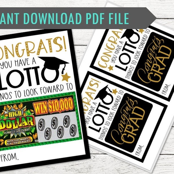 Lottery Ticket Favor - Etsy