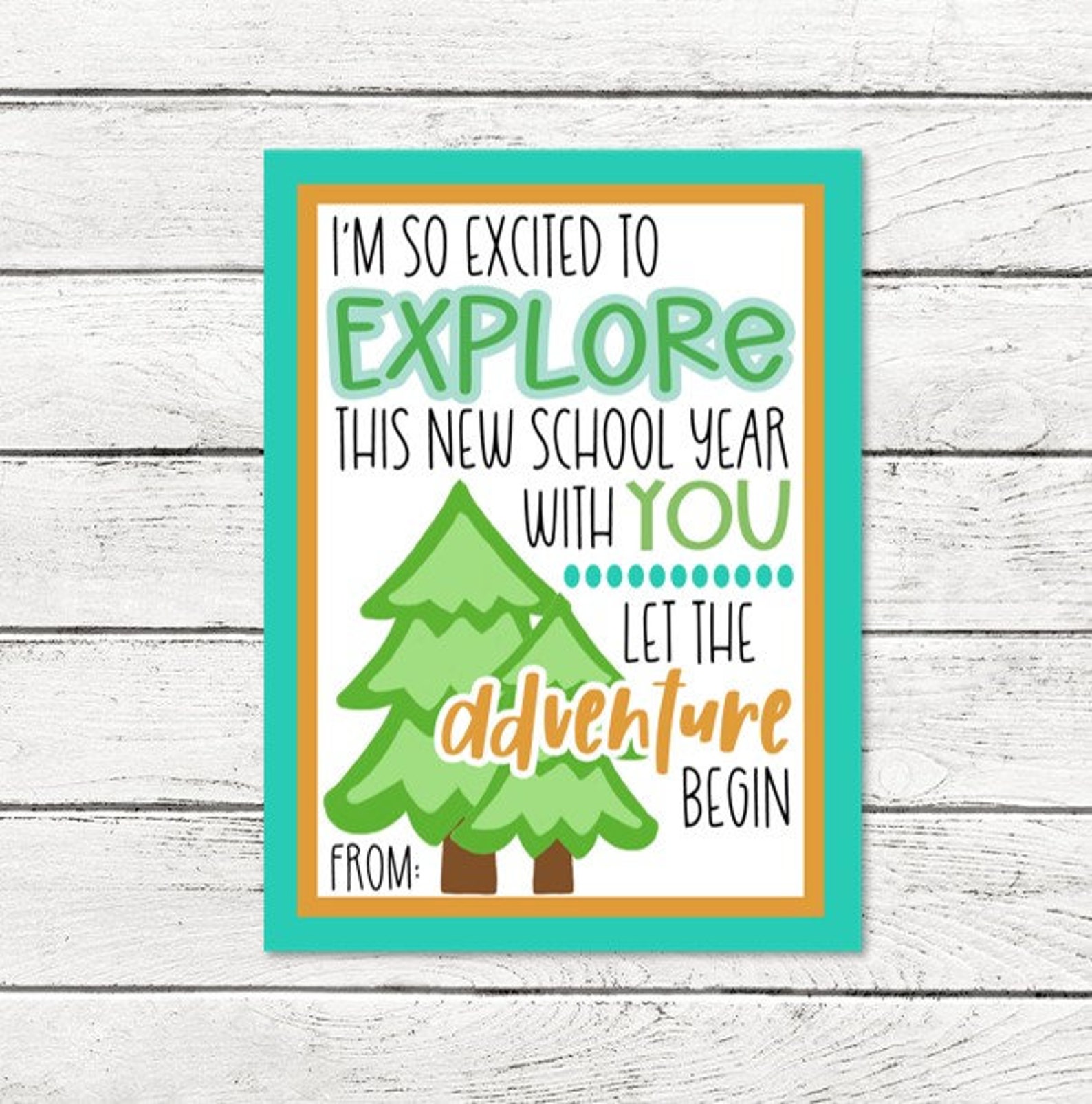Cute Adventure Teachers Welcome Tag Back to School Adventure - Etsy