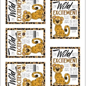 Cute Cheetah Teachers Welcome Tag - Back to School Cheetah Theme ...