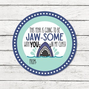 Cute Shark Welcome Stickers - Back to School Shark Theme - Have a ...