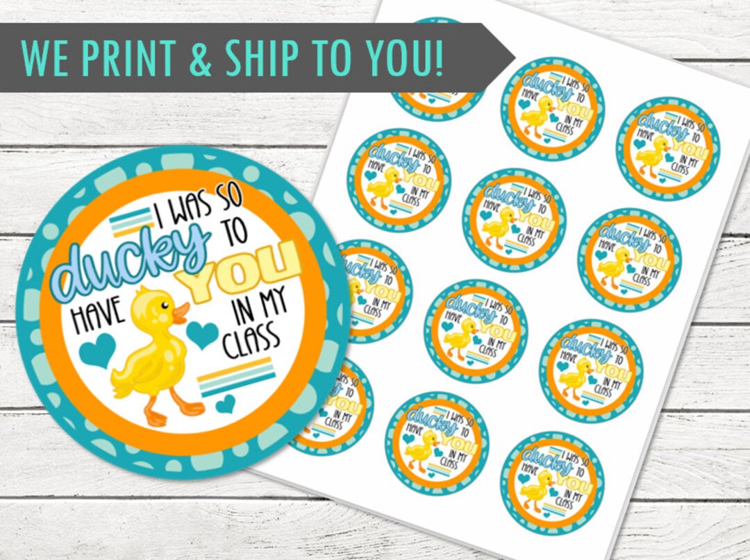 Cute Duck End of School Sticker Sheet - Happy Summer! - Great for Goody ...