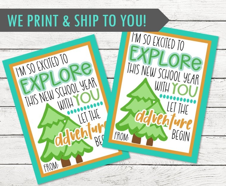 Cute Adventure Teachers Welcome Tag Back to School Adventure - Etsy