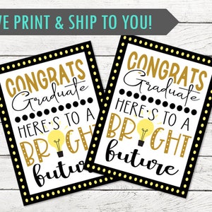 Awesome Bright Graduation Gift Tag - Happy Graduation! - Great for Gift ...