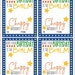 Cute Chappy Birthday Gift Tag Happy Birthday Great for Handing Out With ...