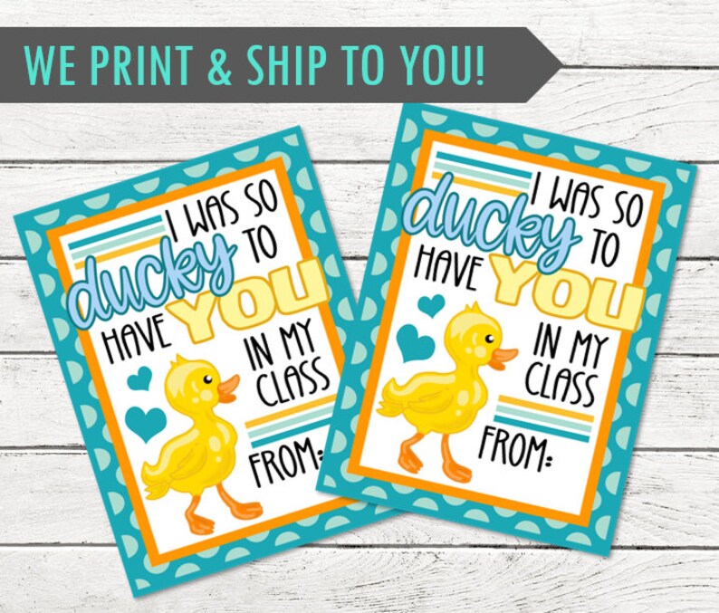 Cute Duck End of School Gift Tag - Happy Summer! - Great for Gift Bags ...