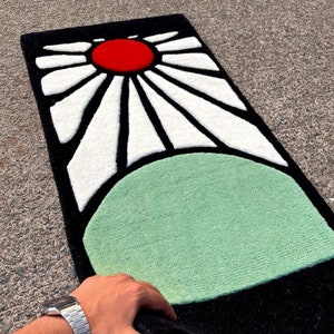 Japanese Hanafuda Earrings Rug, Anime Tufted Rug, Cosplay Accessories ...