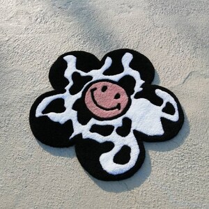 Flower Shaped Handmade Rug, Custom Tufted Rug for Bedroom, Living Room ...