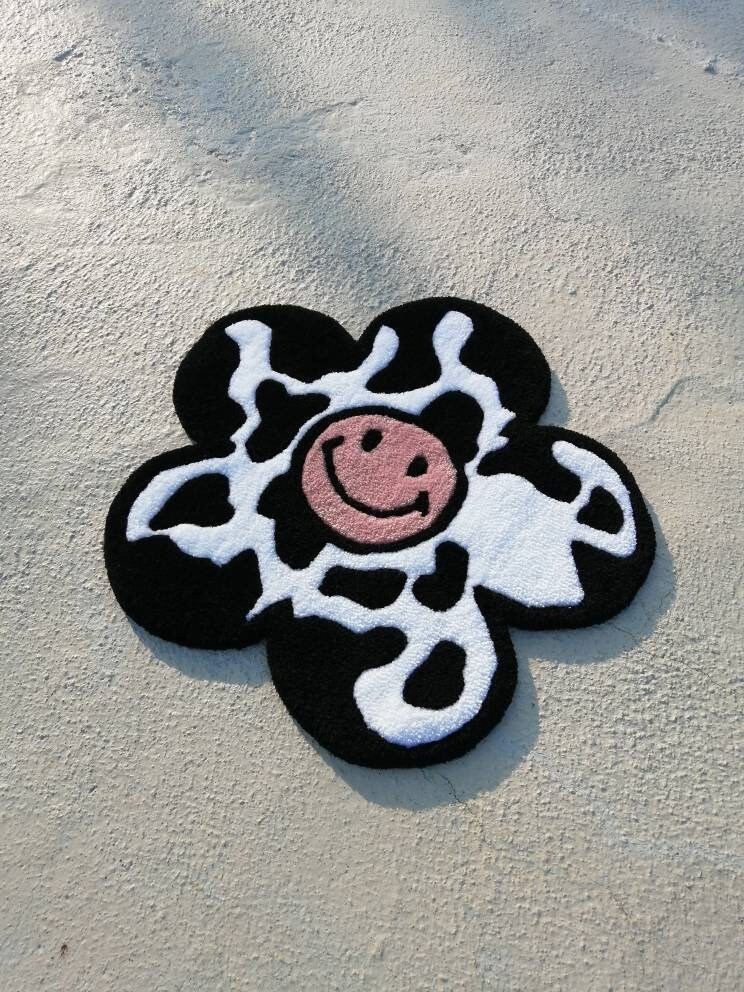 Flower Shaped Handmade Rug Custom Tufted Rug for Bedroom - Etsy