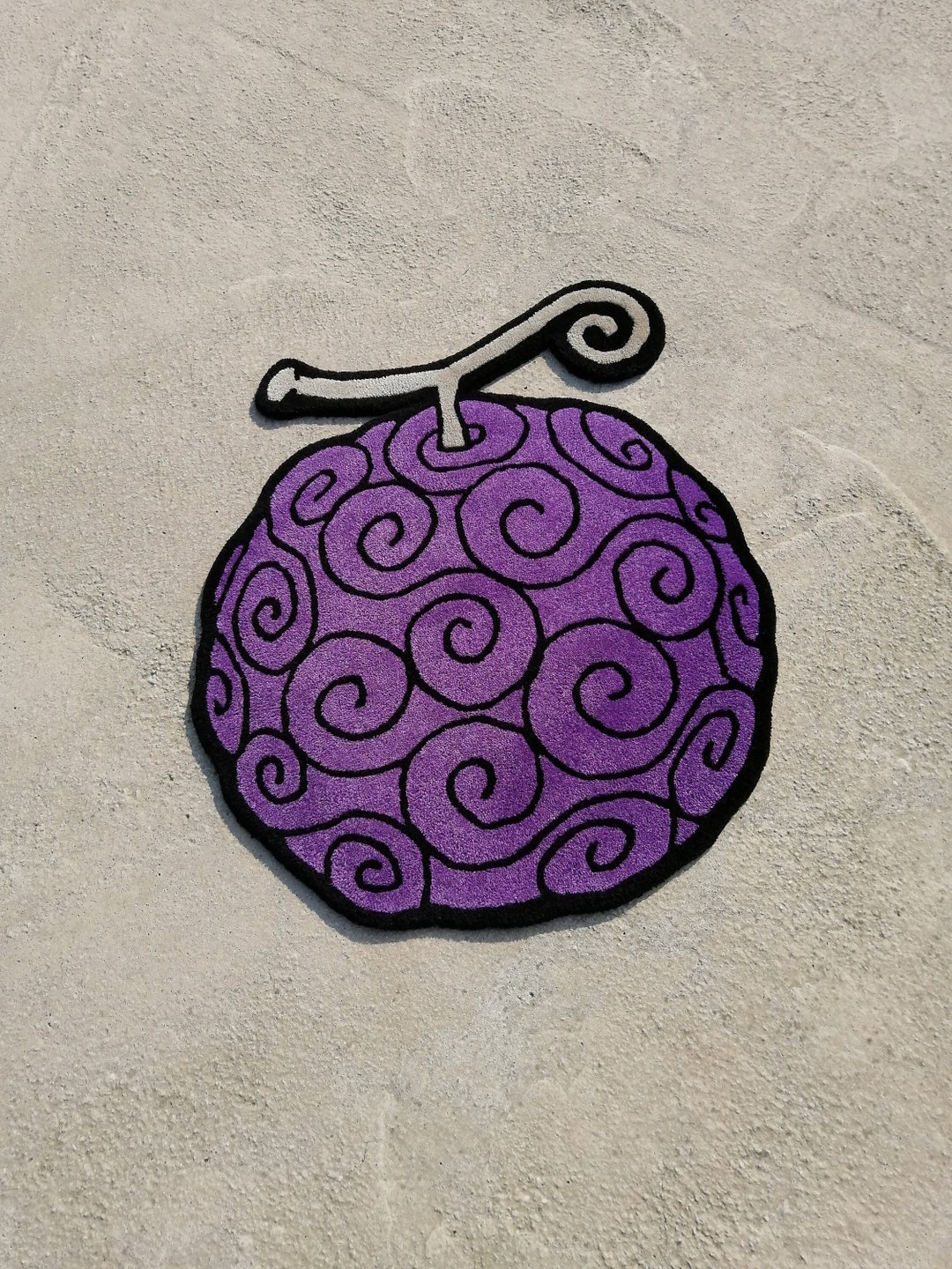 Devil Fruit Tufted Rug, Anime Custom Rug, Popular Cartoon Soft Rug ...