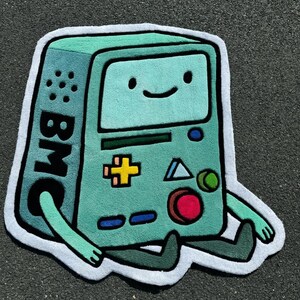 BMO Tufted Rug, Handmade Cartoon Carpet, Character Home Decor Rug for ...