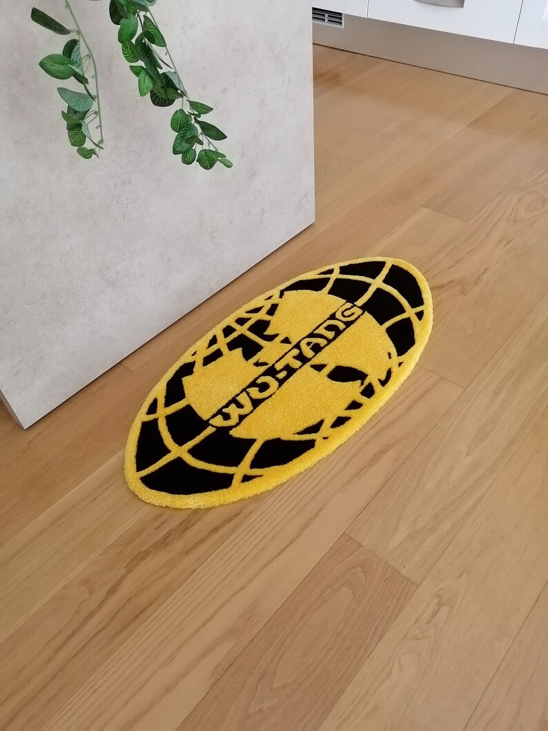 Logo Custom Tufted Rug Wu Tang Handmade Soft Tufted Rug Rap - Etsy
