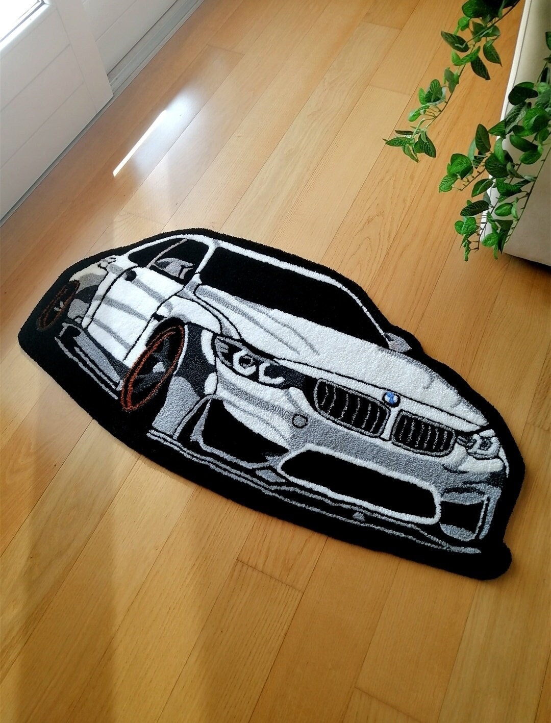 M4 Car Tufted Rug, Aesthetic Car Rug, Custom Tufted Rug, Handmade ...