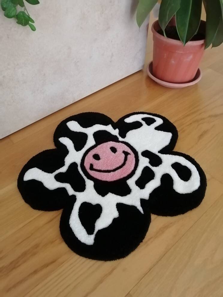 Flower Shaped Handmade Rug Custom Tufted Rug for Bedroom - Etsy