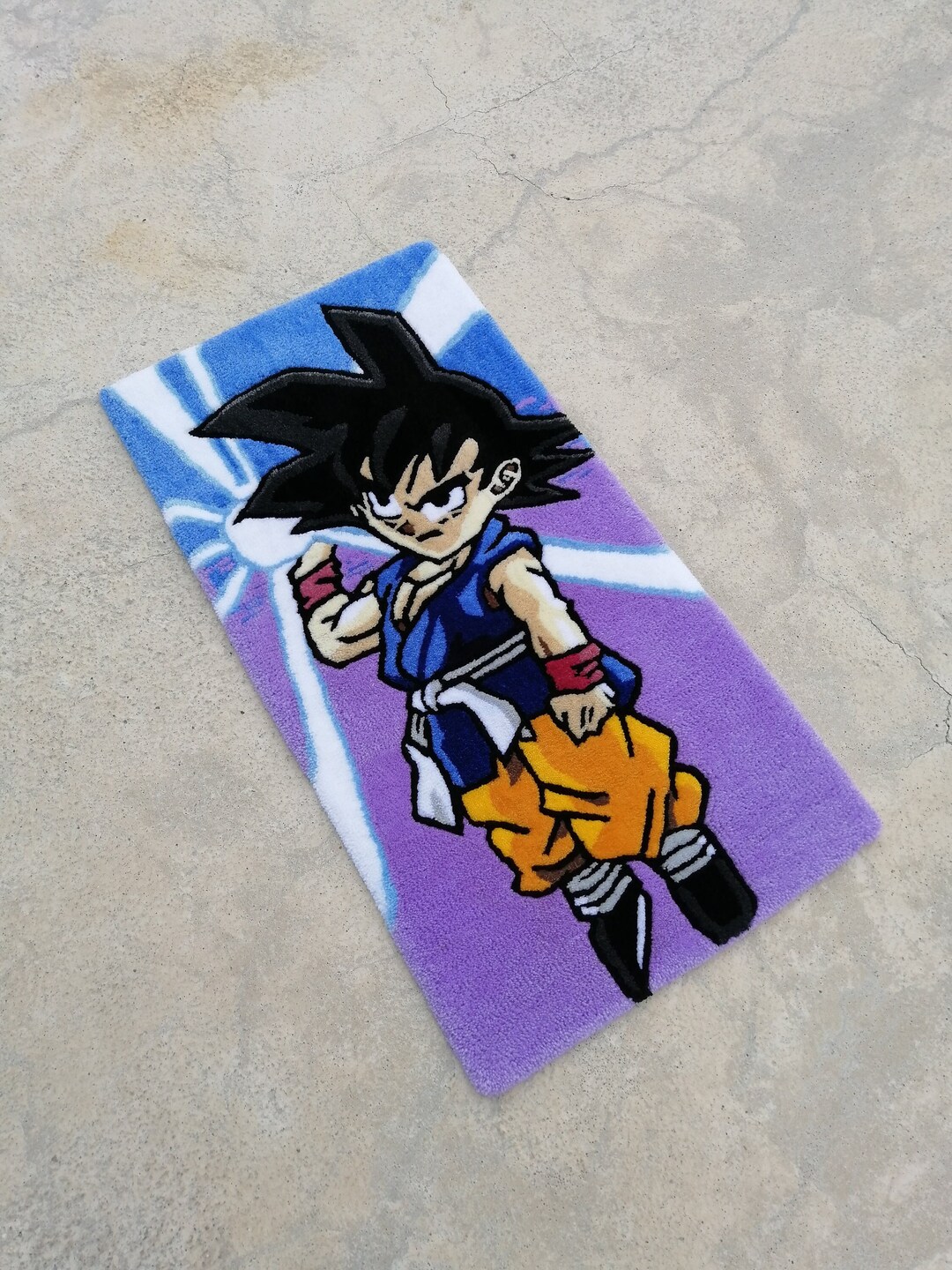 Anime Character Tufted Rug, Handmade Anime Rug, Custom Rug, Bedroom ...