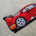 Racing Car Tufted Rug, F40 Handmade Car Rug, Home Decor Carpet ...
