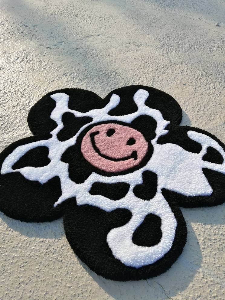 Flower Shaped Handmade Rug Custom Tufted Rug for Bedroom - Etsy