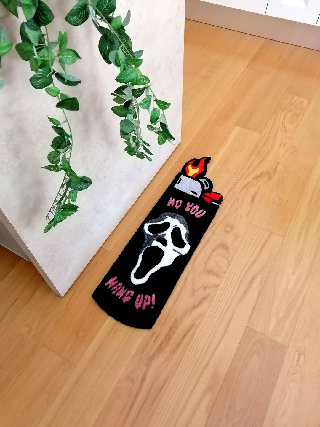 Lighter Custom Tufted Rug, Ghostface Area Rug, Horror Customize Carpet ...