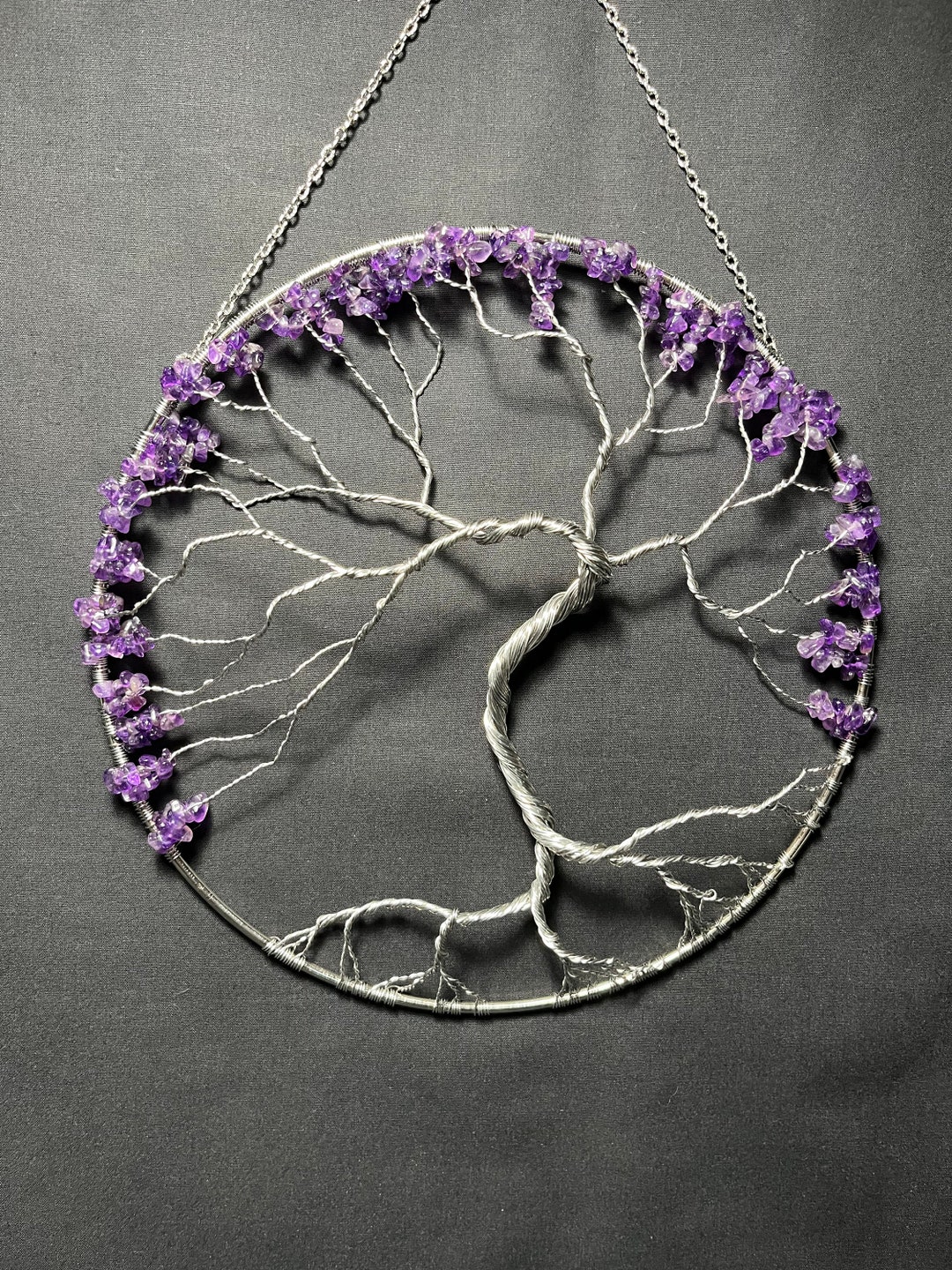 Authentic Amethyst Tree of Life Wall Decor, Tree of Life, Amethyst Tree ...