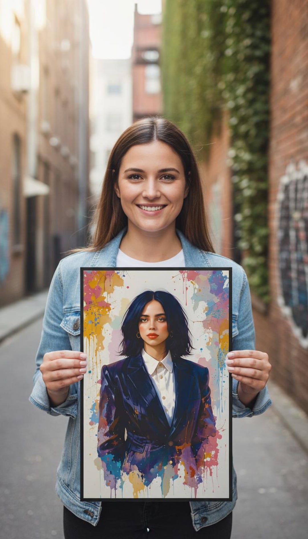 Billie Eilish Art Print: Modern Music Icon Poster (digital Download) - Etsy