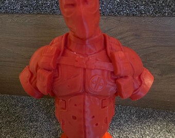 Deadpool Bust Hand Painted to Order - Etsy