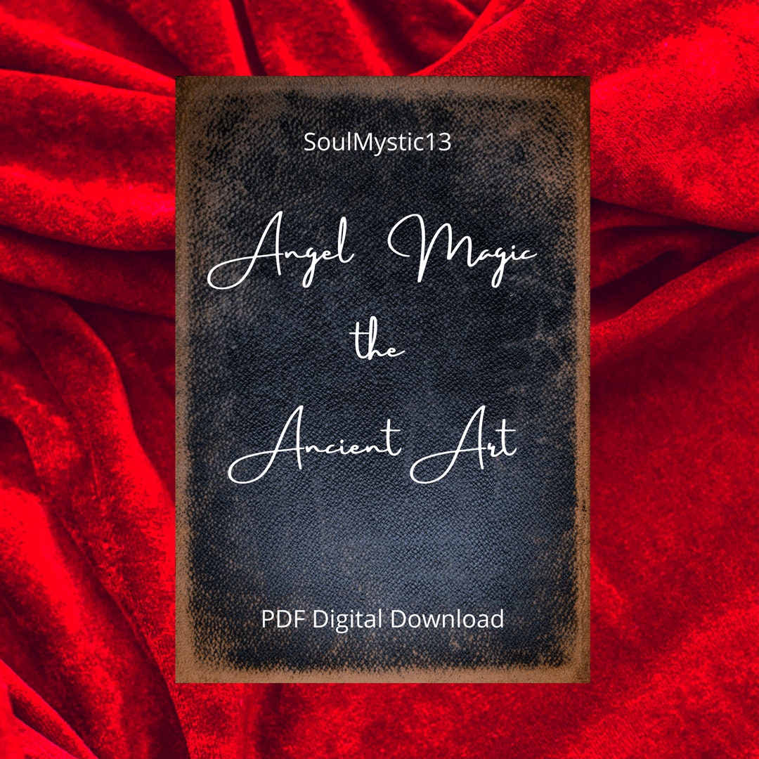 Angel Magic the Ancient Art Book,bos Pages,spell Books,witchcraft Book ...