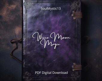 Moon Magic Book of Shadows - Etsy