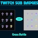 Purple Cross Bottle Twitch Sub Badge, Purple Liquid Cross Twitch Sub ...