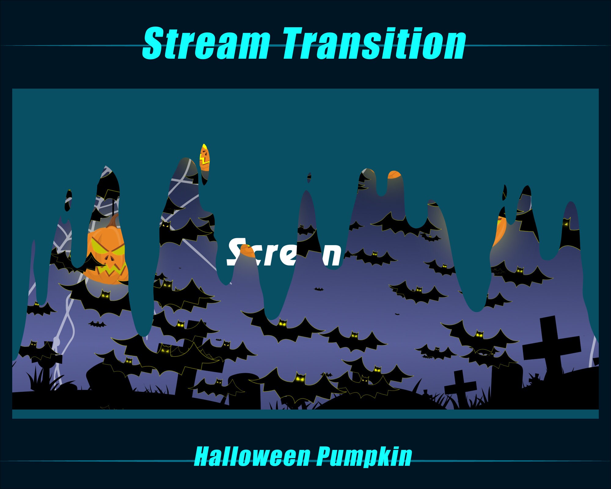 Shaking Pumpkin Twitch Transition / Halloween Twitch Animated Stinger ...
