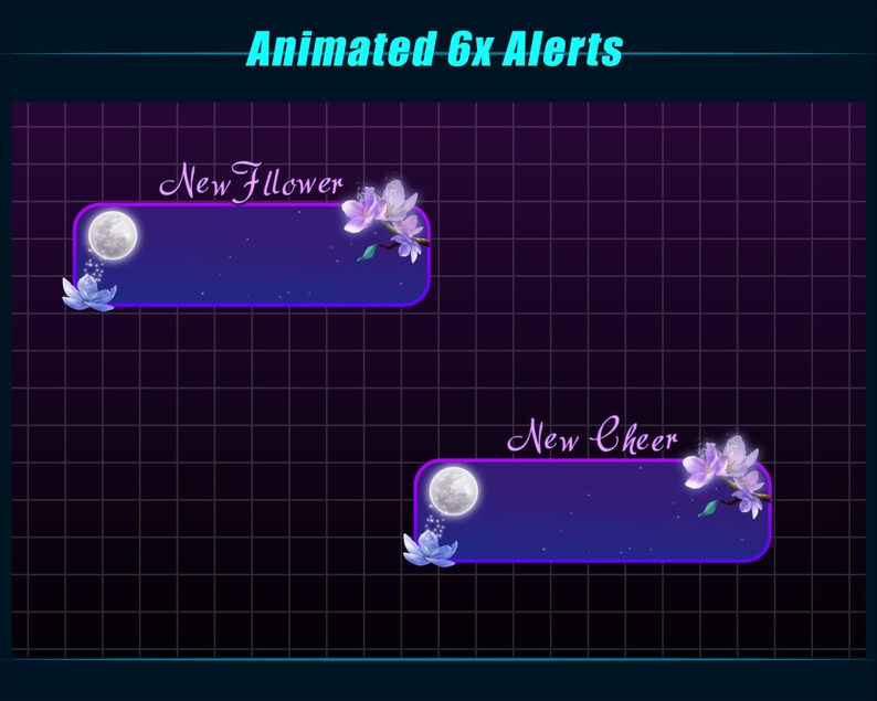 Animated Twitch Alert Sakura Lake / Falling Cherry Blossom Animated ...