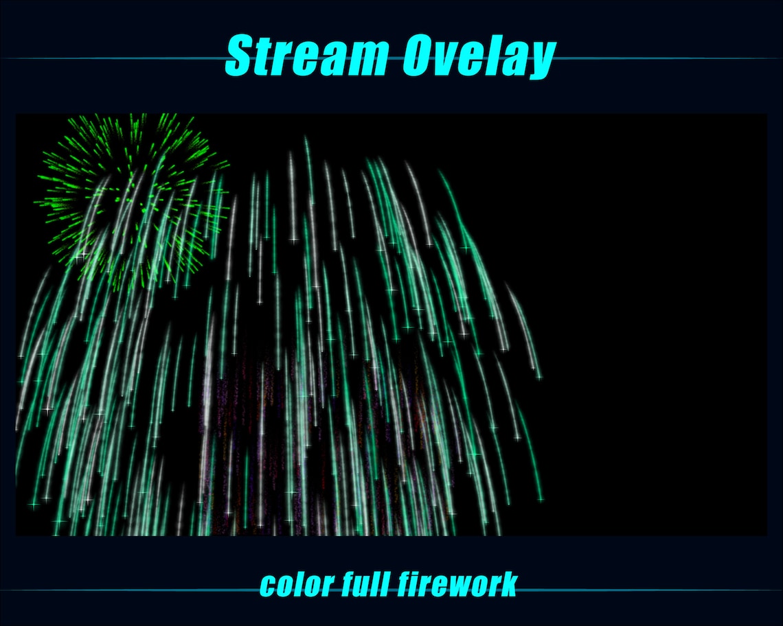 Firework Shooting Overlay, Party Confetti Shooting Overlays, Animated ...