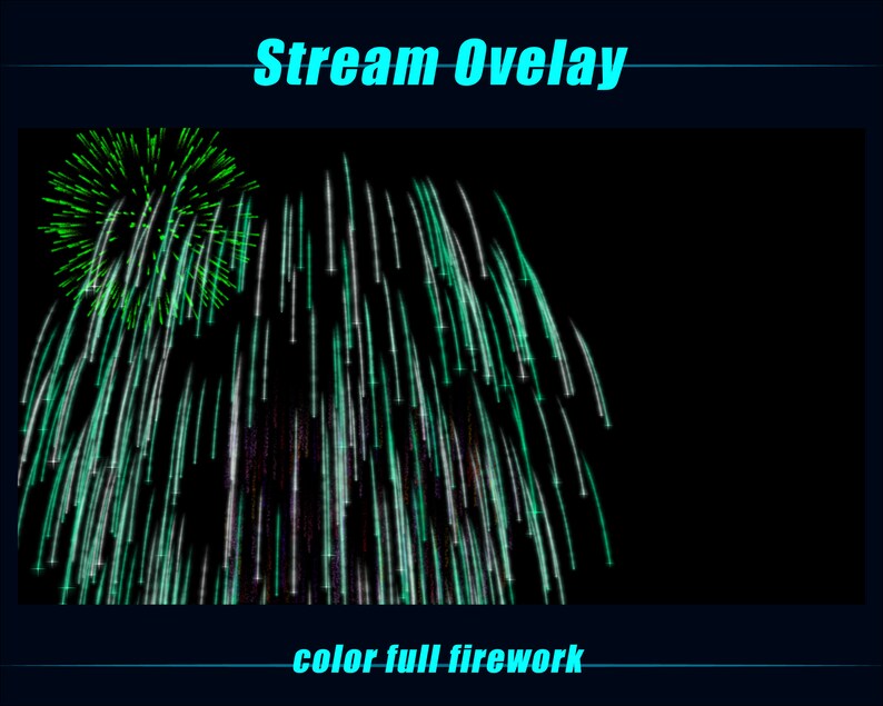 Firework Shooting Overlay, Party Confetti Shooting Overlays, Animated ...