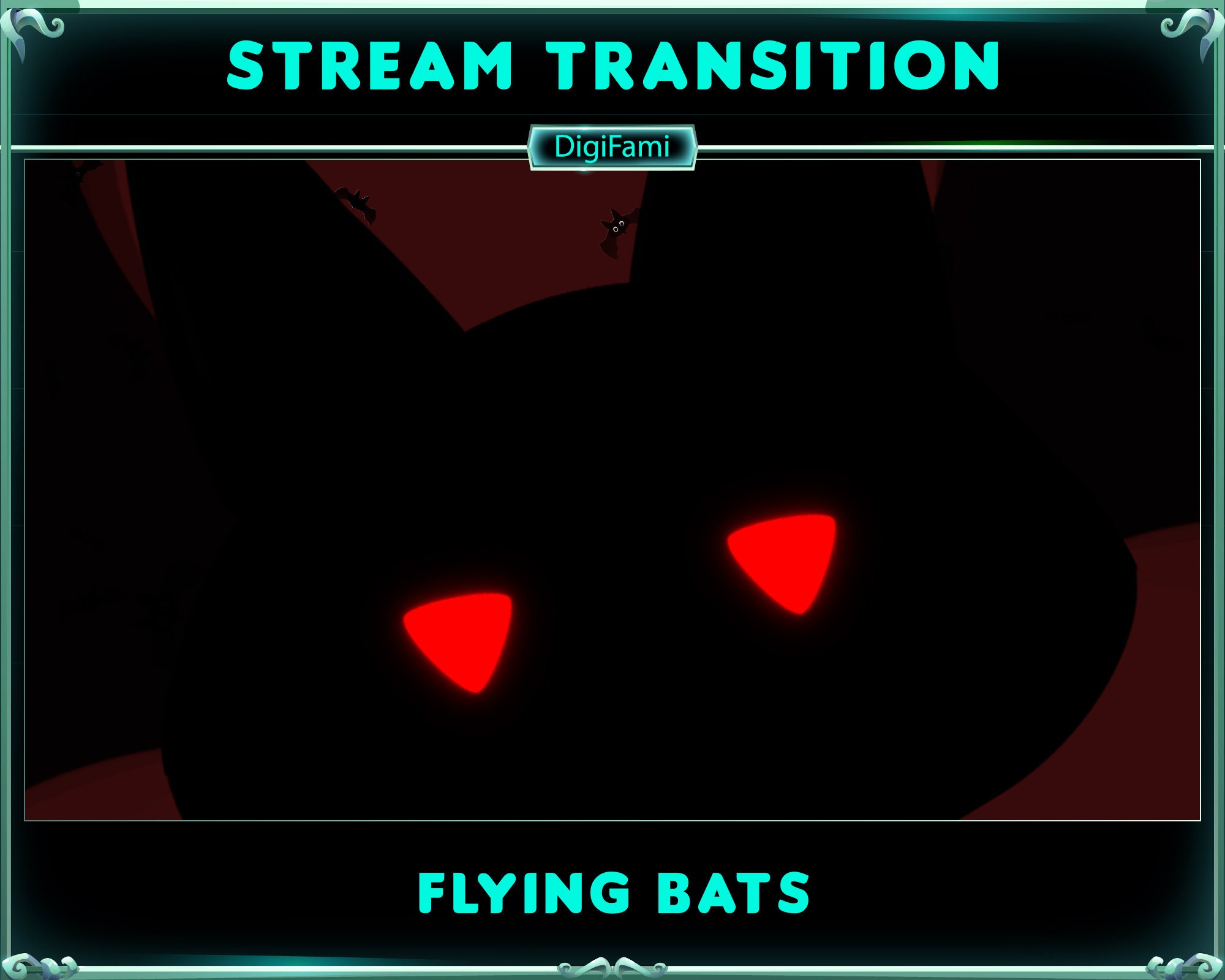 Flying Bat Twitch Transition, Halloween Twitch Stream Transition ...