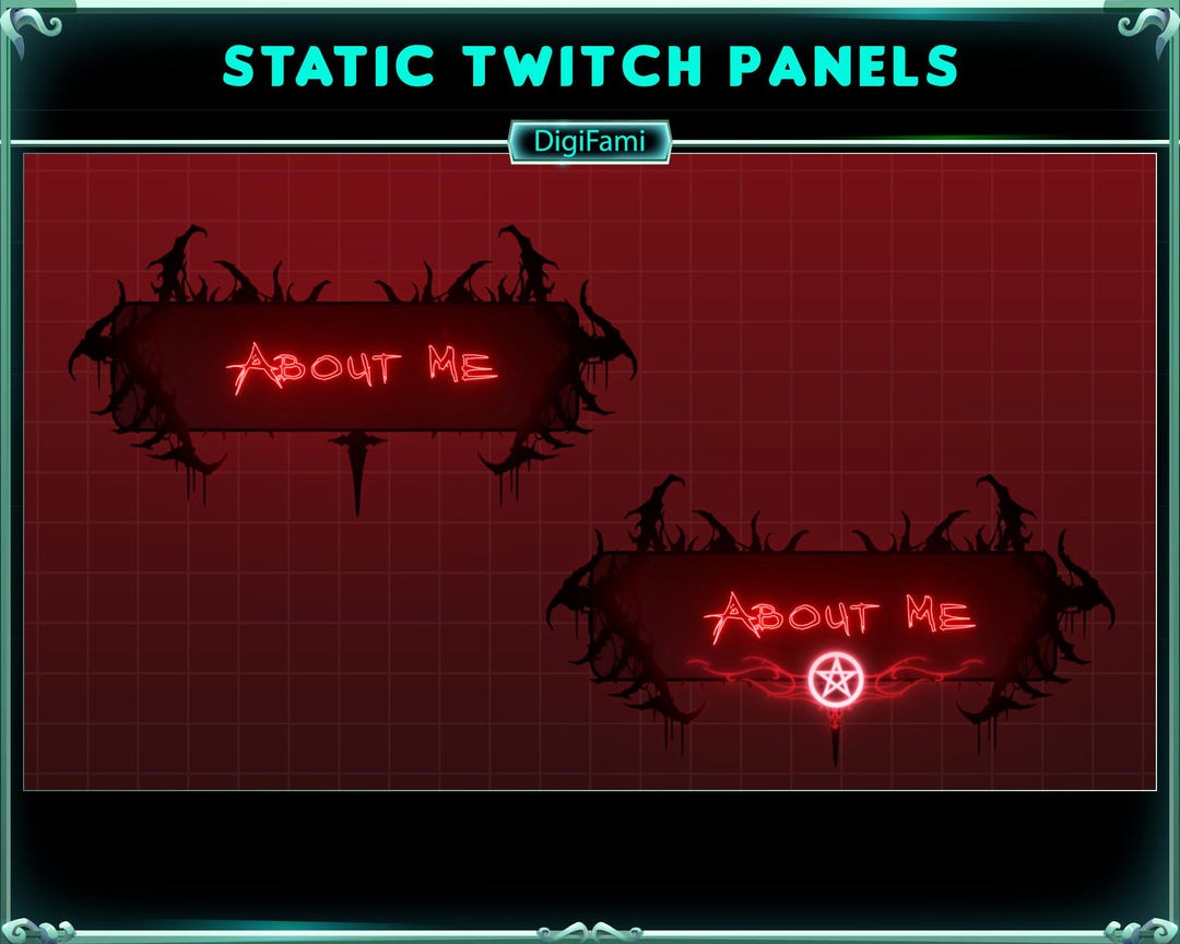 Spooky Bloody Graveyard Static Twitch Panels, Horror Night in Graveyard ...