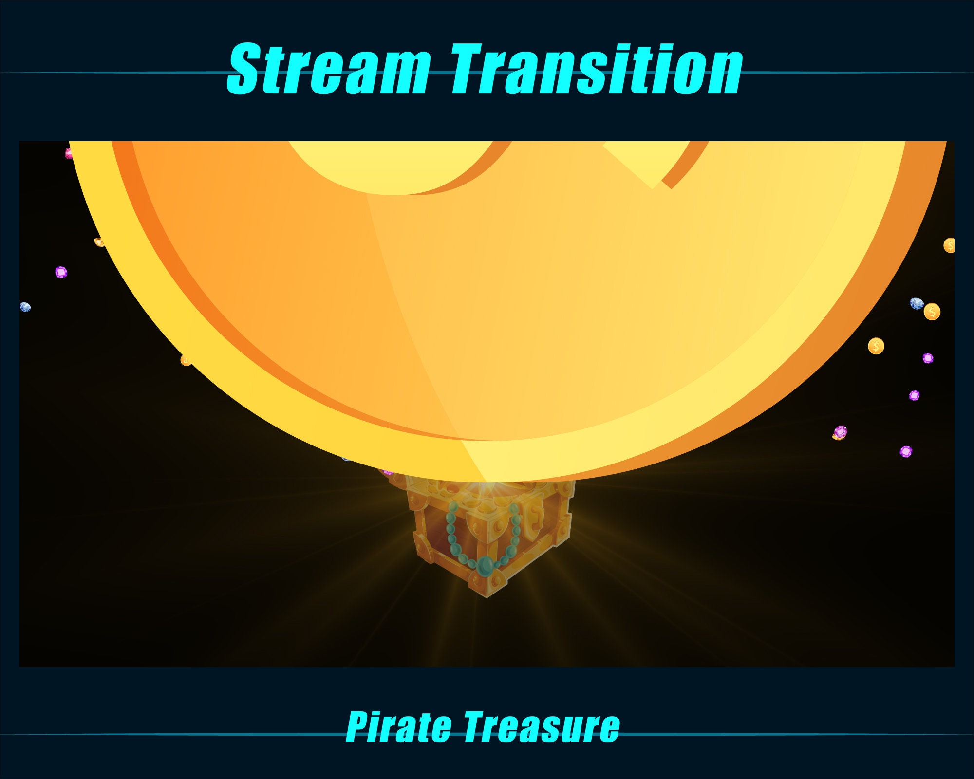 Animated Twitch Stinger Pirate Treasure / Animated Transition Stinger ...