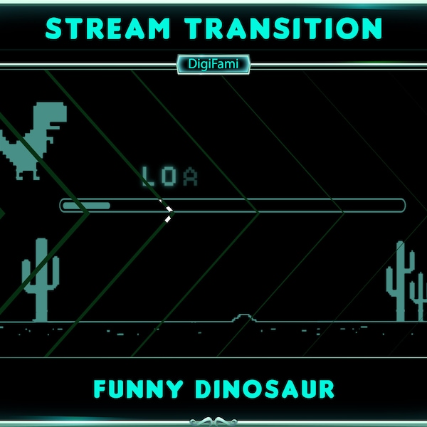 Dinosaur Twitch Screen - Etsy