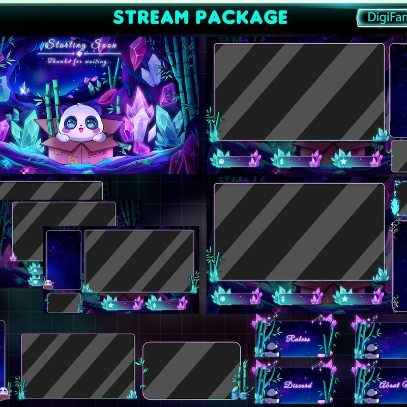 Sleepy Overlay Stream - Etsy