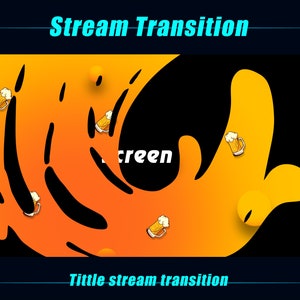 Animated Stream Transition Falling Beer Mugs / Beer Mug Twitch Stinger ...