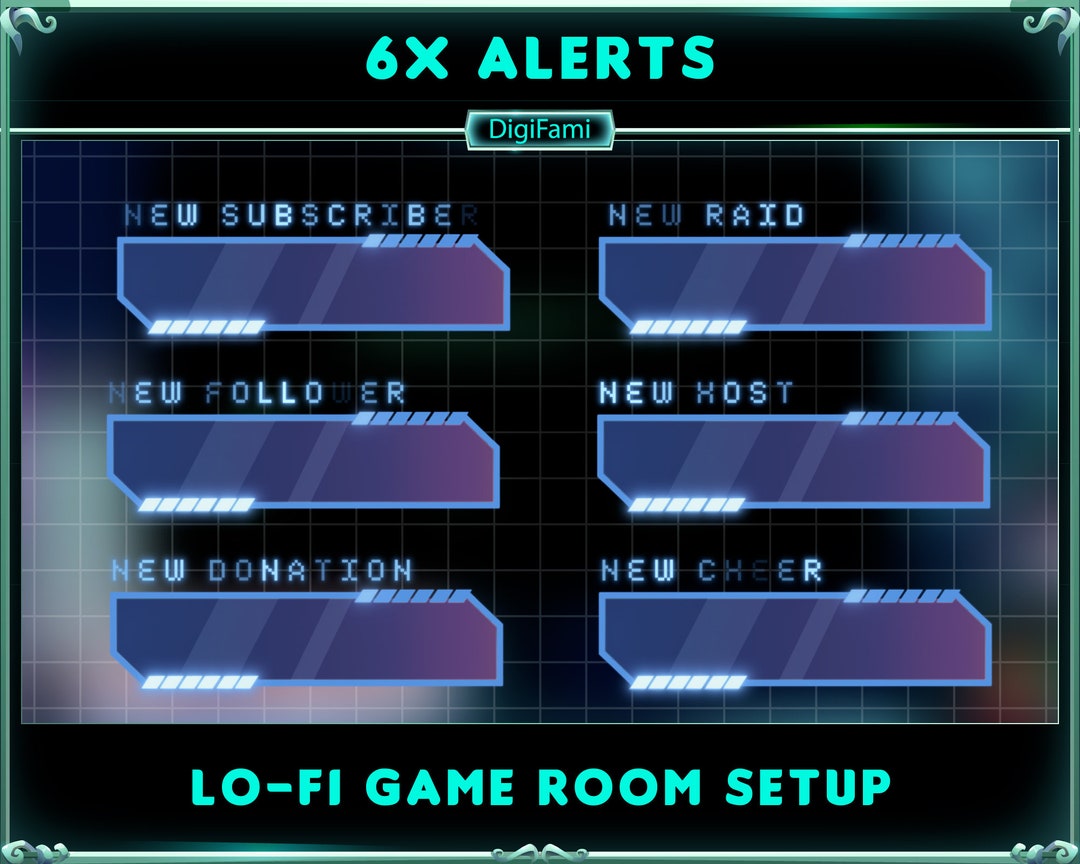 Animated Frame Twitch Alerts, Animated Cyber Twitch Alerts, Gaming ...