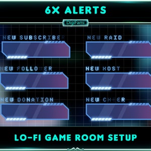 Animated Frame Twitch Alerts, Animated Cyber Twitch Alerts, Gaming ...