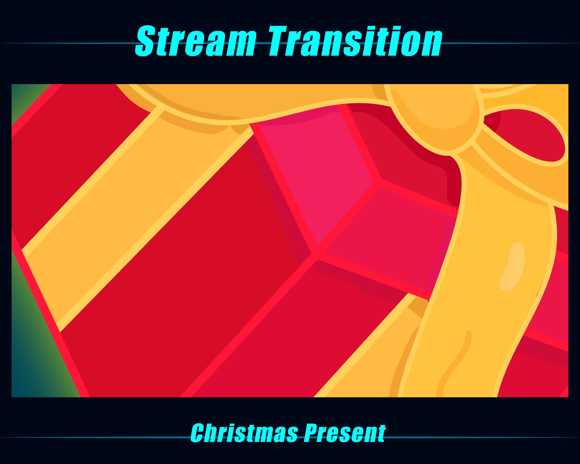 Falling Xmas Gift Boxes Animated Stream Stinger, Falling Christmas ...