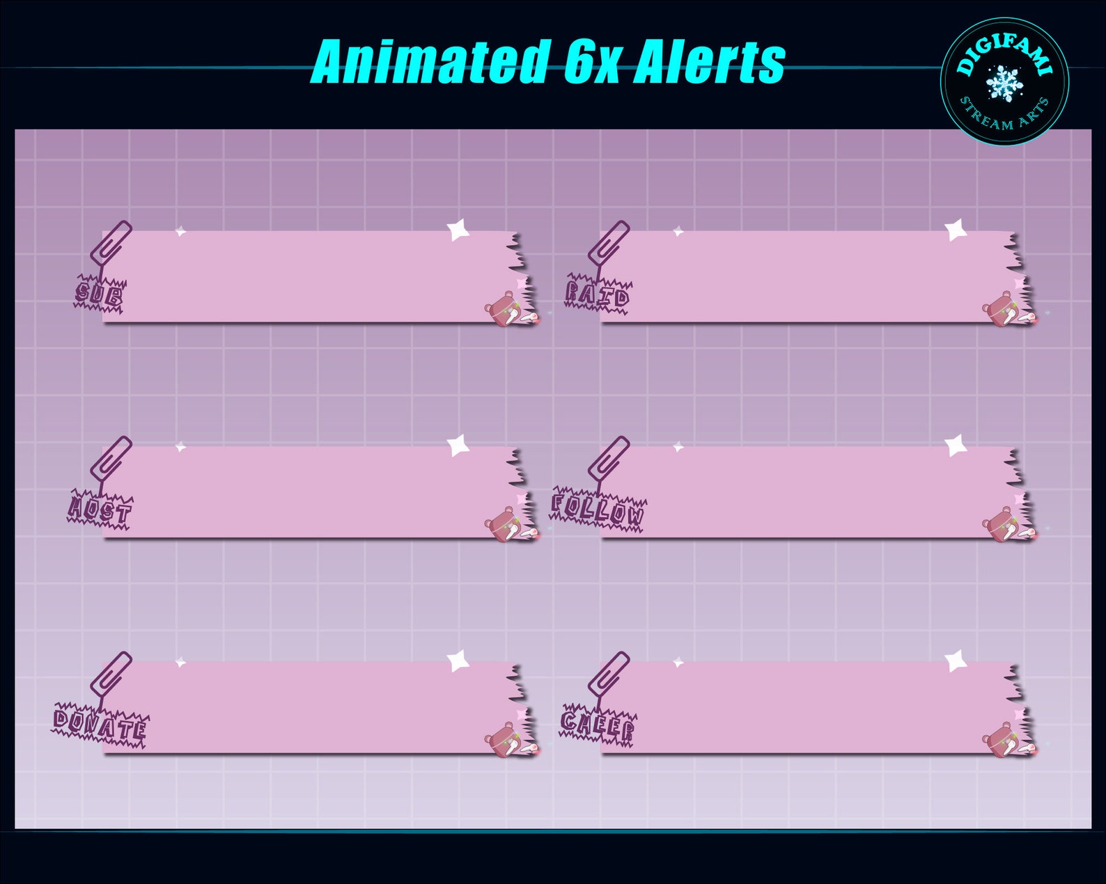 Animated Twitch Stream Overlays Package Lofi iPad Desk, Lofi Working ...