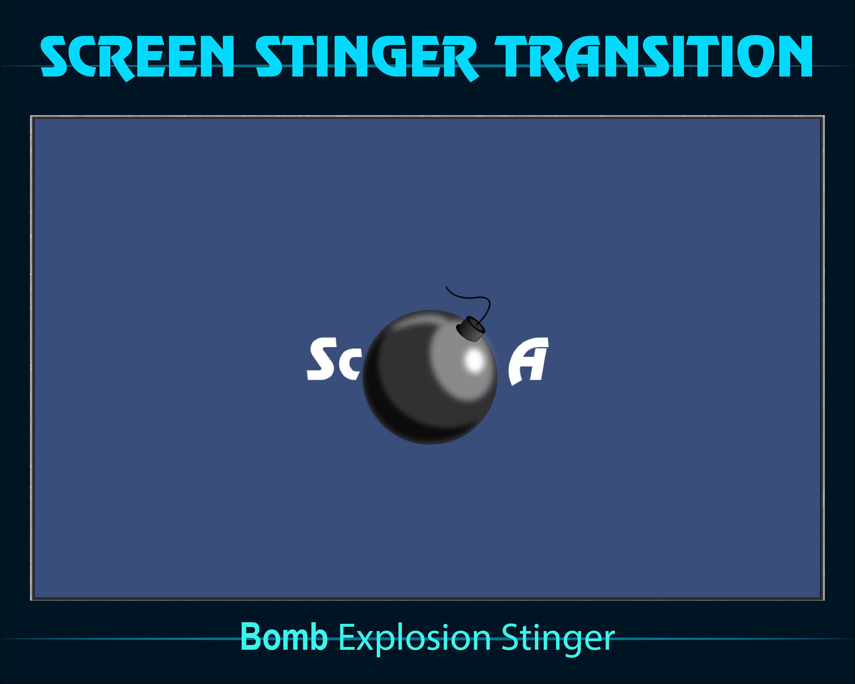 Animated Bomb Explosion Twitch Stinger Transition / Animated Bomb ...