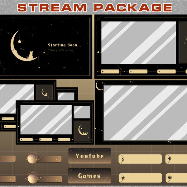 Vtuber Overlay Celestial - Etsy