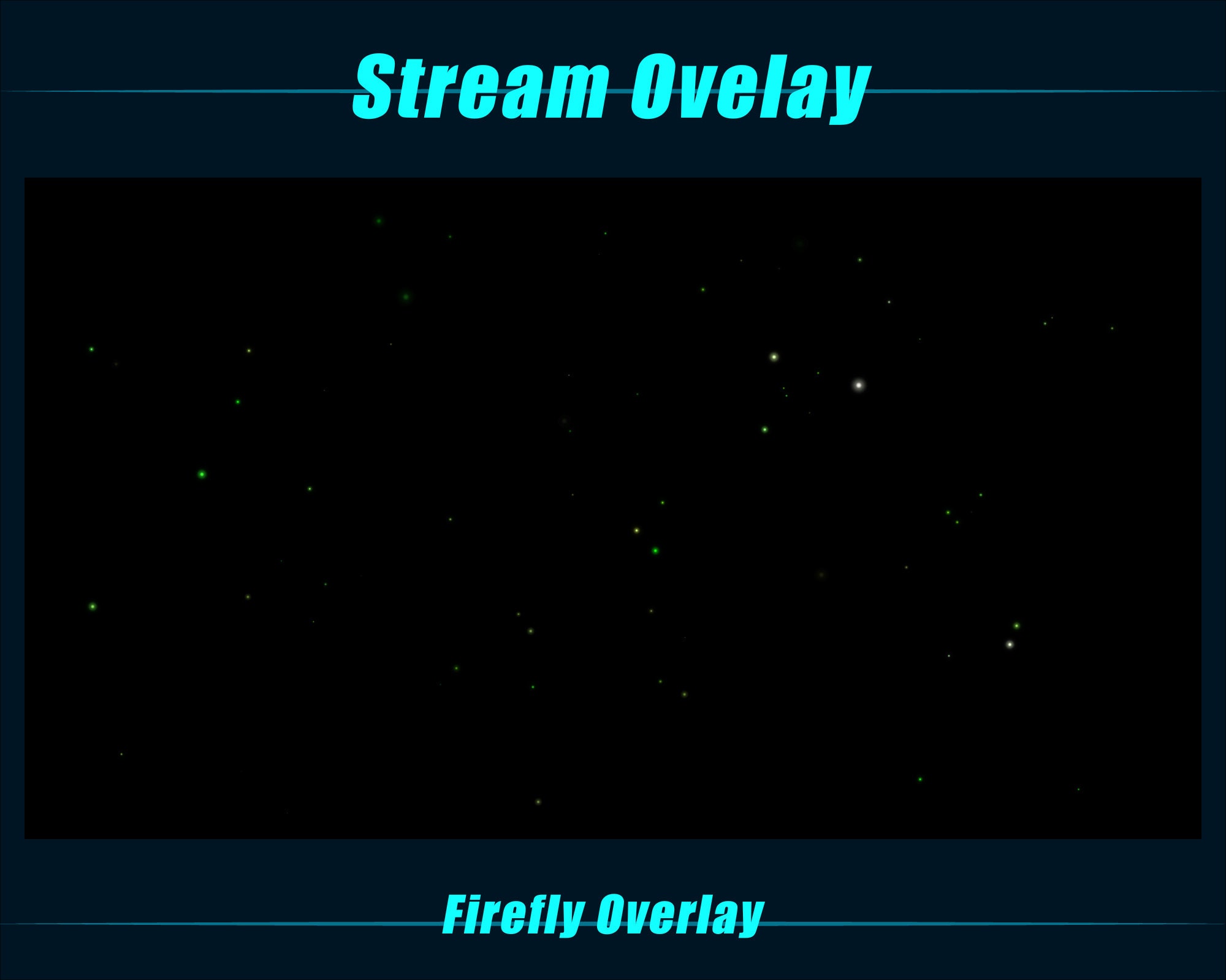 Animated Firefly Twitch Overlays / Firefly Twitch Stream - Etsy